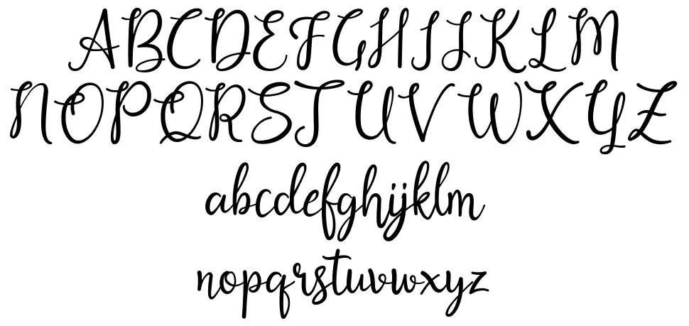 Alysha font by Nur Kholis | FontRiver