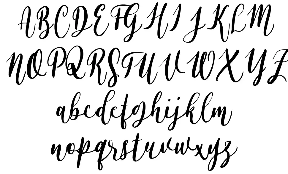 Alyssa Calligraphy font by Colllab Studio | FontRiver