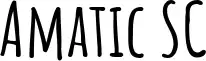 Amatic SC Schriftart zum kostenlosen Download