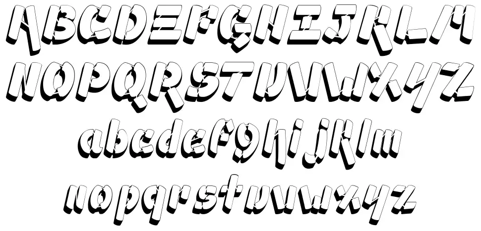 Ampad font by Gene Gilmore | FontRiver