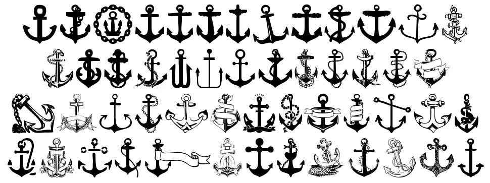 Anchor font by Woodcutter | FontRiver