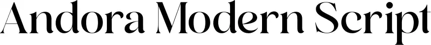 Andora Modern Script font by Storytype Studio | FontRiver