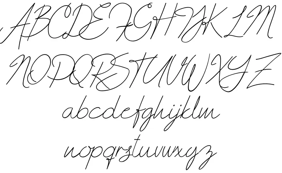 Andrea Script font by Don Marciano - FontRiver