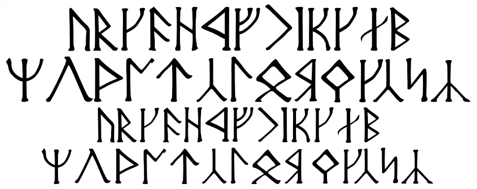 Angerthas Moria font by Morten Bek | FontRiver