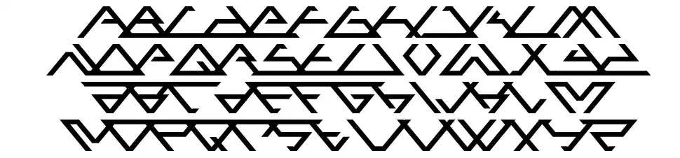Angled font by Ezza Adhreza | FontRiver