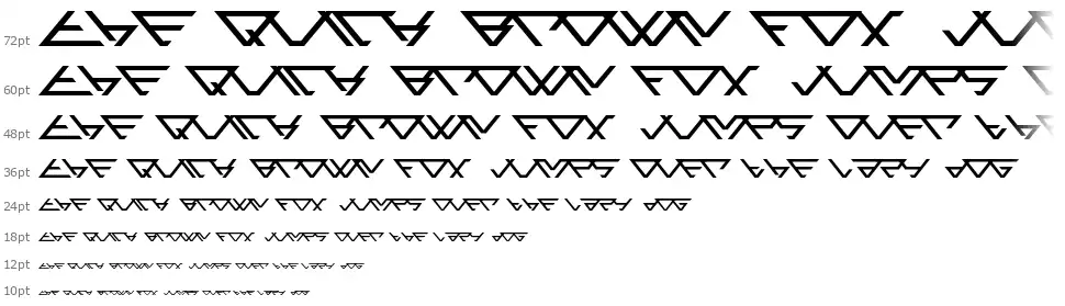 Angled font by Ezza Adhreza | FontRiver