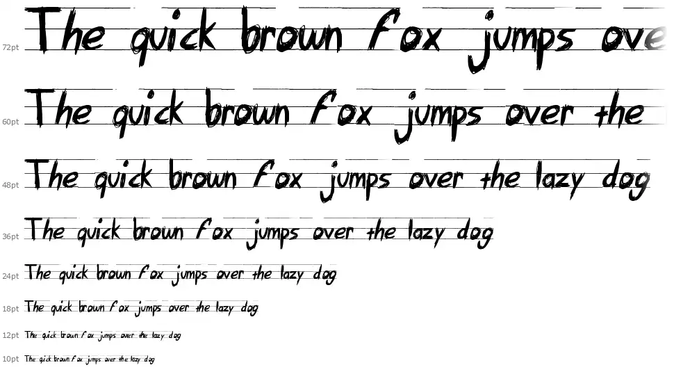 Angry Letter font by Jayde Garrow | FontRiver