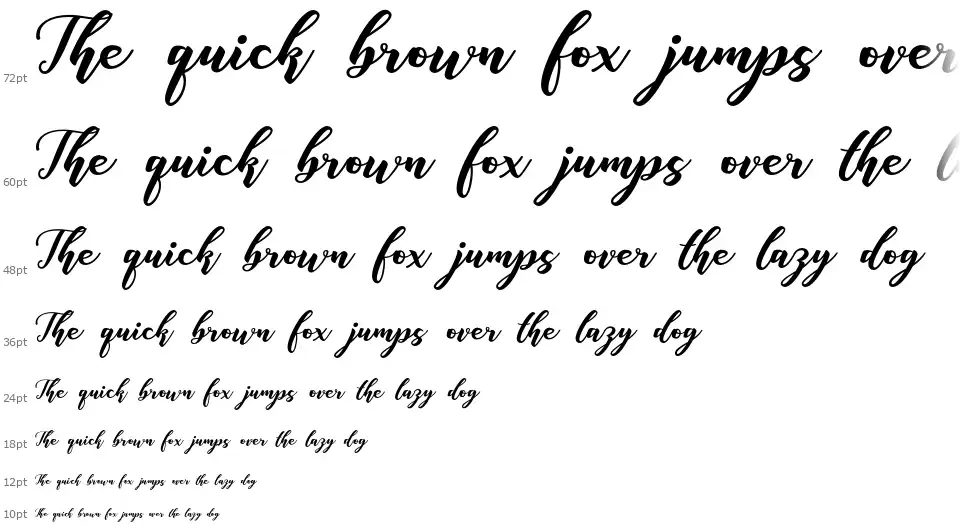 Anisha font by Herlan | FontRiver