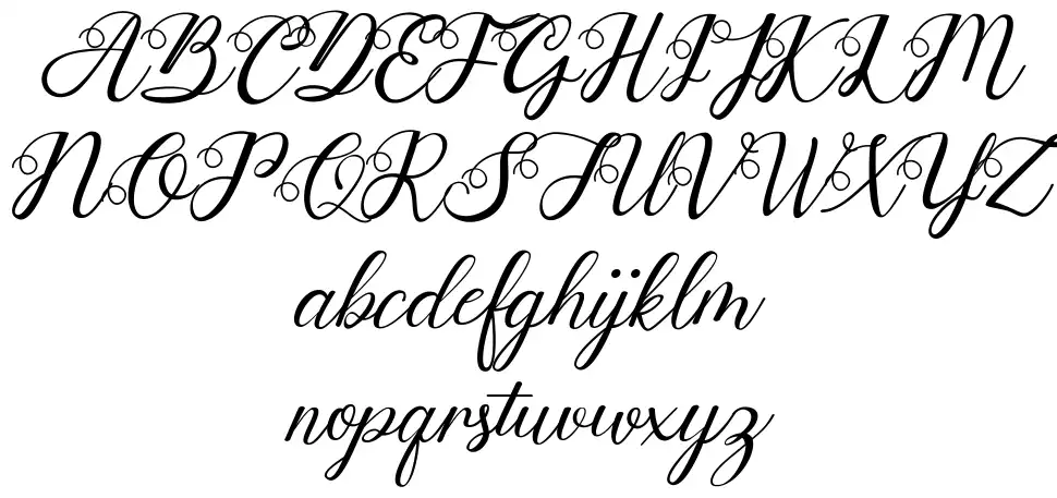 Anjelina Modern Calligraphy font by Utopia Latjuba | FontRiver