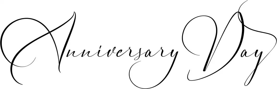 Anniversary Day font by VinType | FontRiver
