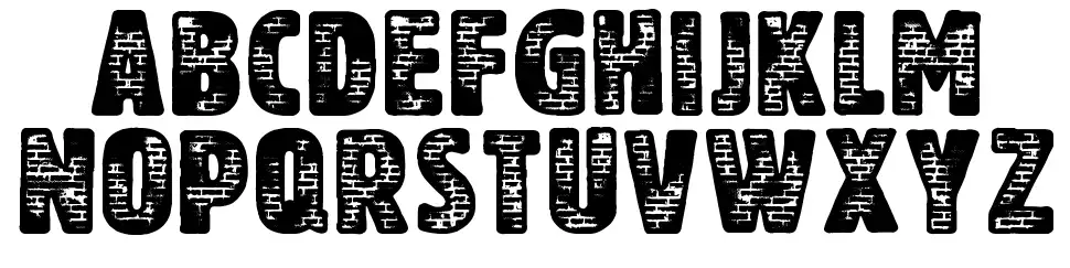 Another Brick font by imagex | FontRiver