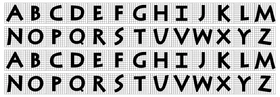 Antiqua In Grid font by Manfred Klein | FontRiver