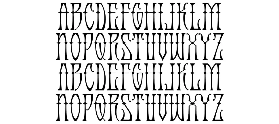 Antique Android font by Russ McMullin | FontRiver