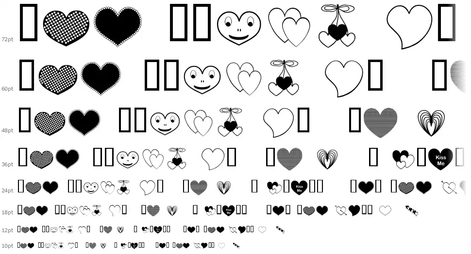 AP Justhearts font by Alli Paterson | FontRiver