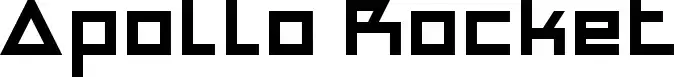 Apollo Rocket font by weknow | FontRiver