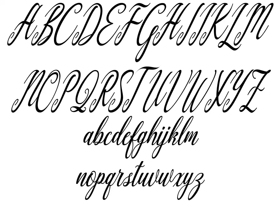 Aquilera Script font by Aquilera Saiman - FontRiver