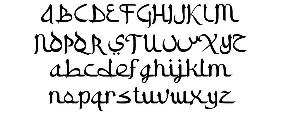 Arabian Night font by Mocha Frappuccino | FontRiver