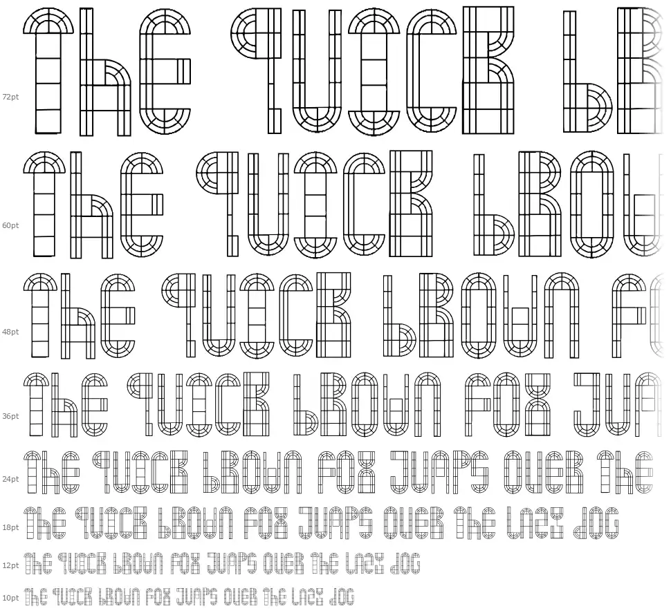 Arch Window font by Luke Sanders | FontRiver