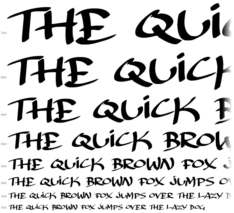 Archaic Asian Inks font by Darrell Flood | FontRiver