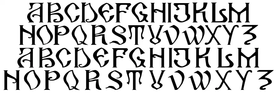 Arhaic Romanesc font by Zamolxis | FontRiver