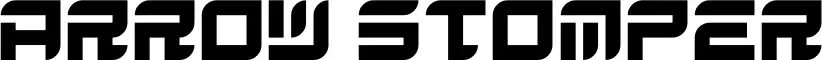 Arrow Stomper font by UkiyoMoji Fonts | FontRiver