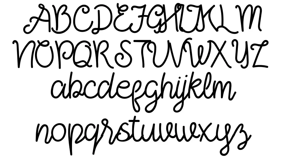 Ashalina font by Mohamad Arif Prasetyo - FontRiver