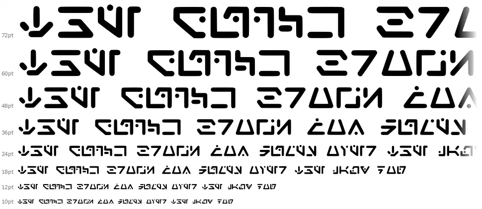 Aurebesh Droid font by StormtrooperOnWeekends | FontRiver
