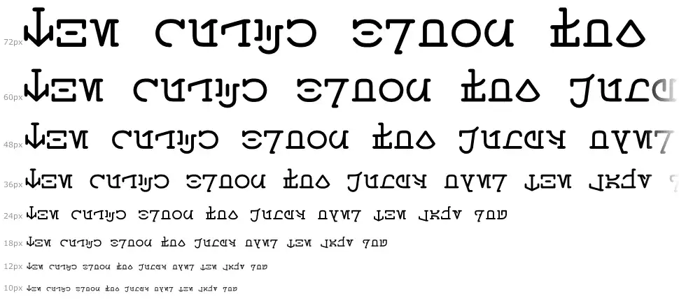 Aurebesh Typewriter font by Ender Smith | FontRiver
