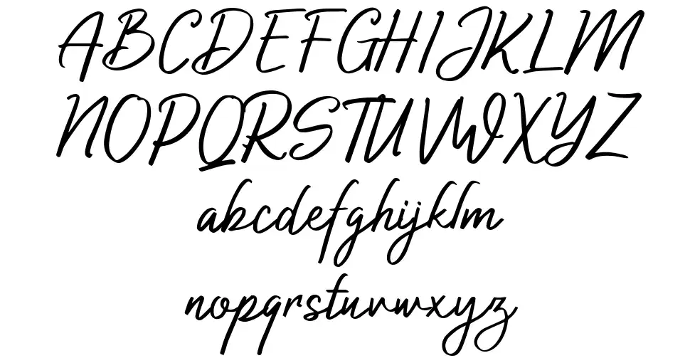 Authorized Signature font by Patria Ari Typestudio | FontRiver