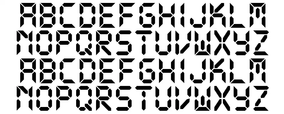 Auto Digital font by anxaco | FontRiver