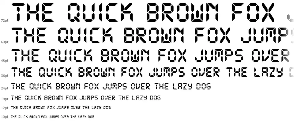 Auto Digital font by anxaco | FontRiver