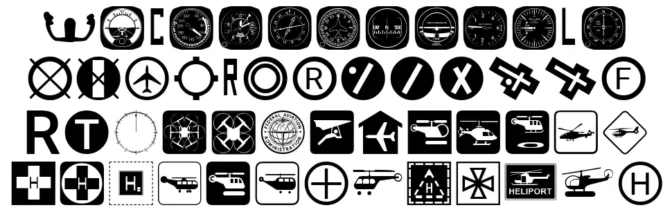 Aviation font by Ric Stephens | FontRiver