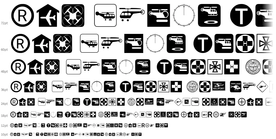 Aviation font by Ric Stephens | FontRiver