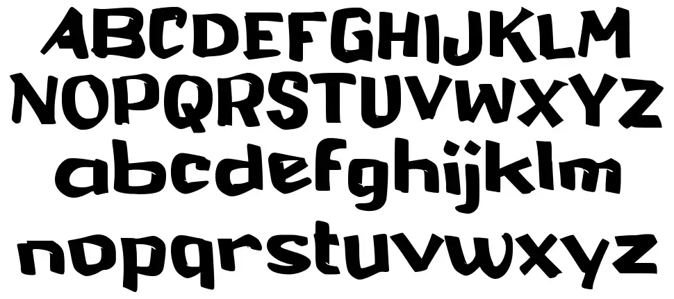 b Back Alley font by wep | FontRiver