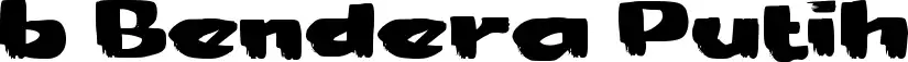 b Bendera Putih font by wep | FontRiver