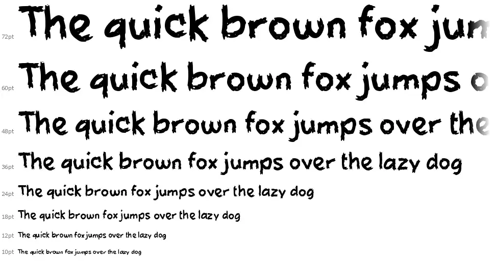 b Biggest Garbage font by wep | FontRiver