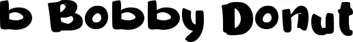 b Bobby Donut font by wep | FontRiver