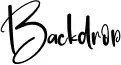 Backdrop font by scratchones | FontRiver