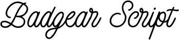 Badgear Script font by Letterhend Studio | FontRiver