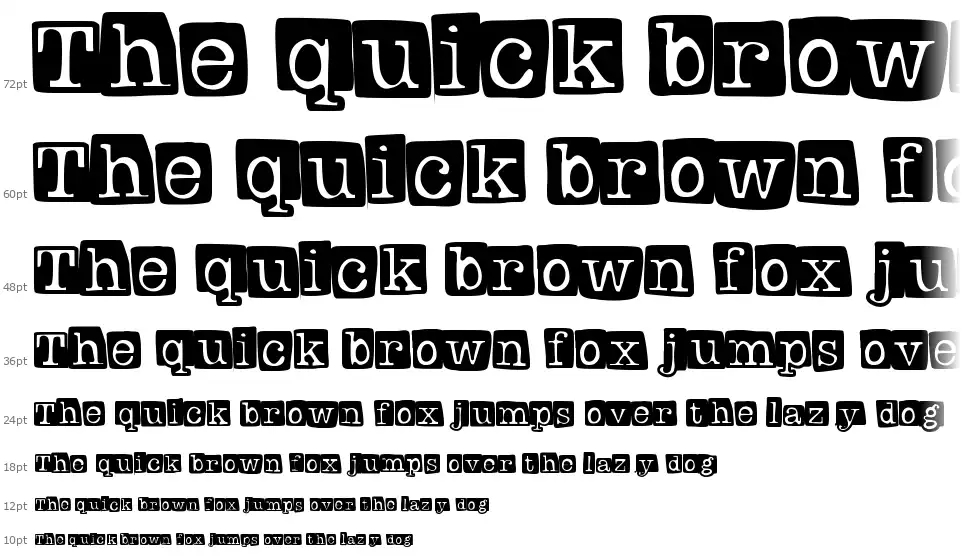 Badly Stamped font by APG Studios | FontRiver