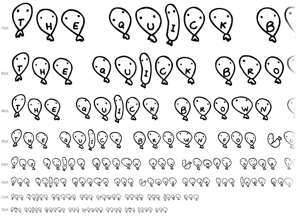 Balloon Friends font by Darrell Flood | FontRiver