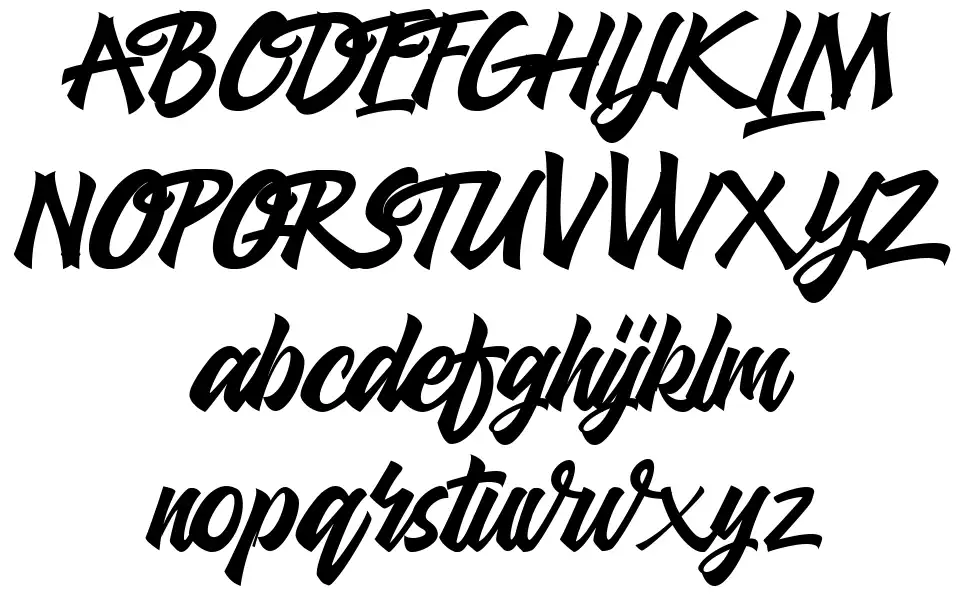 Bandage Kroasty font by Creatype Studio | FontRiver