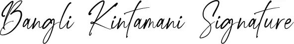 Bangli Kintamani Signature font by blue studio09 | FontRiver