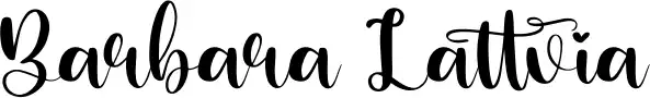 Barbara Lattvia font by Letterena Studios | FontRiver