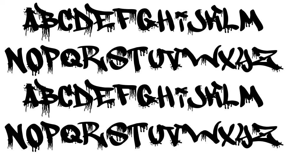 Barcelona Graffiti Bombing font by Woodcutter | FontRiver
