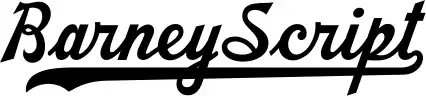 Barney Script font by Måns Grebäck | FontRiver