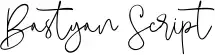 Bastyan Script font by Maulana Creative | FontRiver