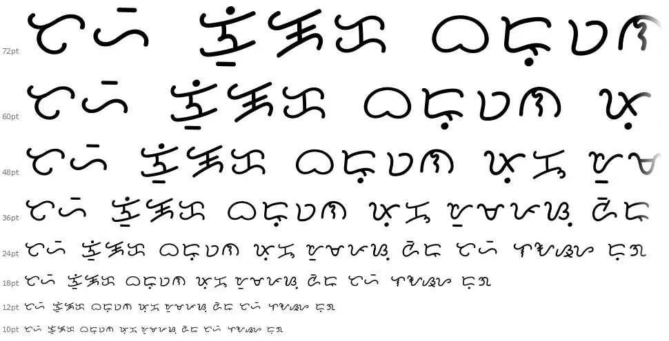 Baybayin Tayo Handwriting B30 font by Elijah Bayles | FontRiver