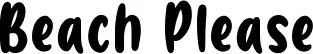 Beach Please font by Graphix Line Studio | FontRiver