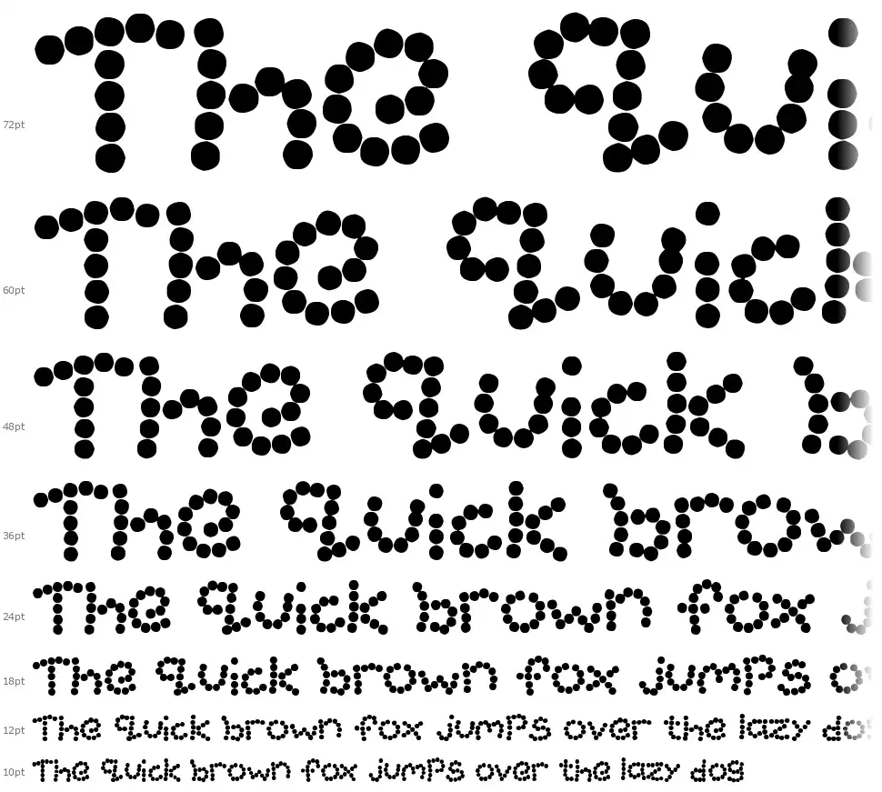 Bead Necklace font by Darrell Flood | FontRiver